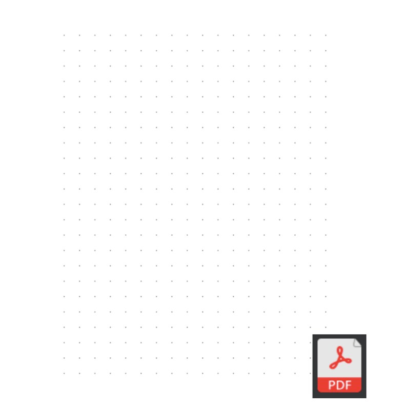 Dot Grid Paper for Bullet Journal | 5mm Spacing (PDF Pattern) - Etsy