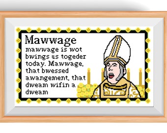 The Princess Bride Cross Stitch Pattern - Etsy