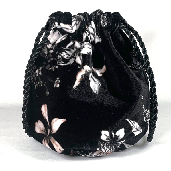 Black Floral Evening Bag - Etsy