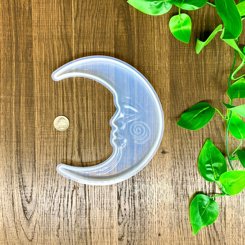 Large Crescent Moon Silicone Mold - Etsy