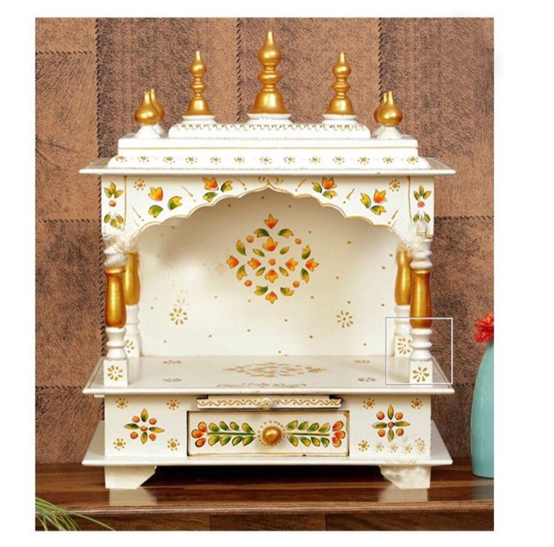 Makrana Marble Mandir for home Customize temple Indian | Etsy