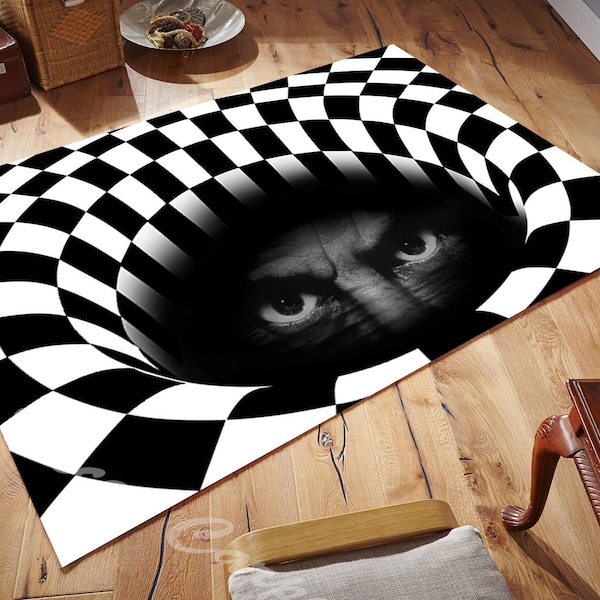 3d Optical Illusion Rug - Etsy