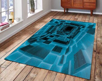 Vortex Illusion Rug 3D Effect Different Sizes Optical | Etsy