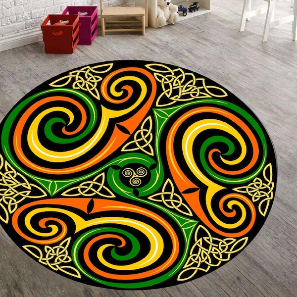 Round Rug - Etsy