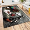 Card Suit Rug: Modern Poker Game Room Decor - Etsy