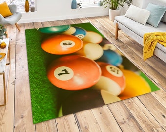 Pool Game Room Rug | Etsy