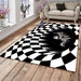 Vortex Illusion Rug Carpet, 3D Effect, Different Sizes, Optical Illusion, Rectangular Version ...