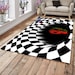 Vortex Illusion Rug Carpet, 3D Effect, Different Sizes, Optical Illusion, Rectangular Version ...