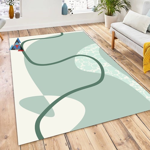 Abstract Design Rug Minimal Line Drawing Art Abstract Hand - Etsy