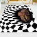 Vortex Illusion Rug Carpet, 3D Effect, Different Sizes, Optical Illusion, Rectangular Version ...