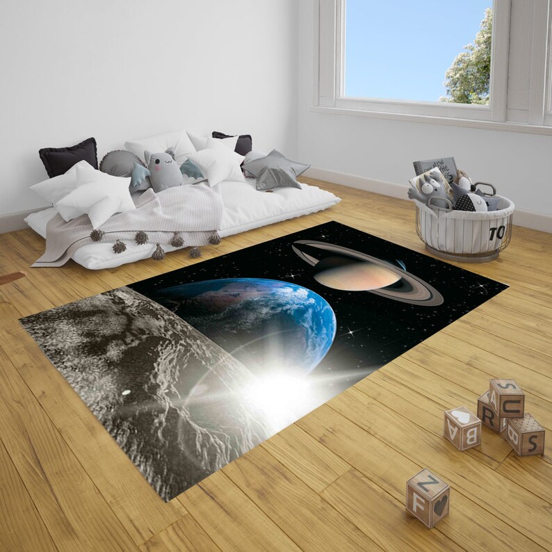 3D Printed Area Rugs Parlor Galaxy Space Mat Rugs Anti-slip - Etsy