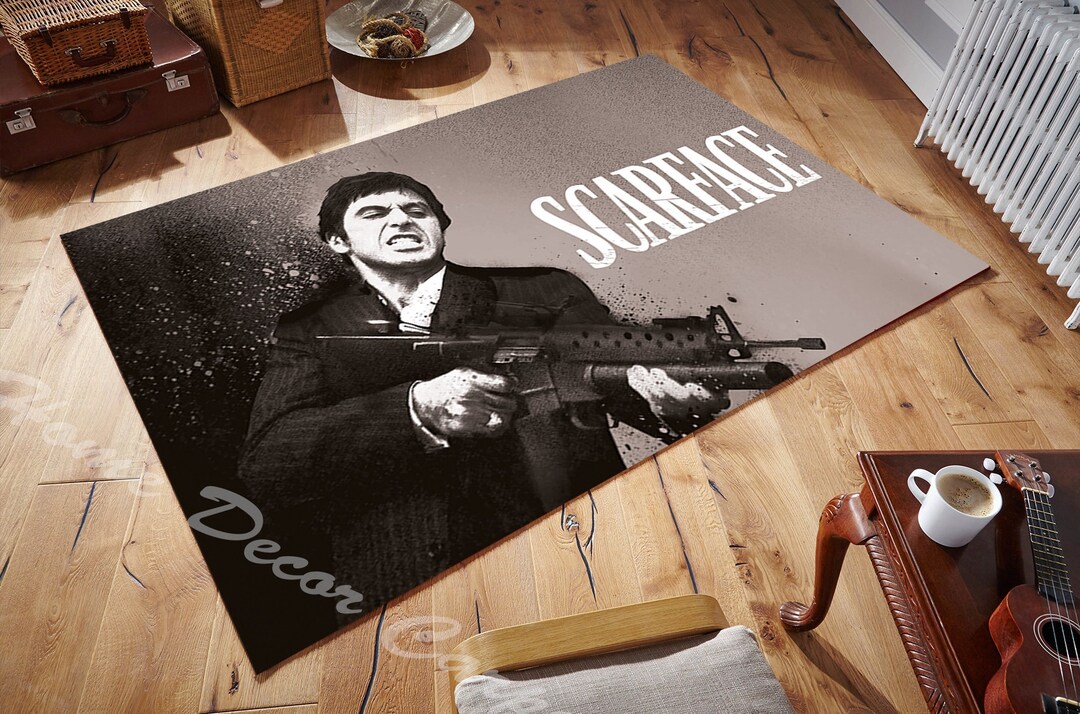 Scarface Rug Fan Gift Large and Small Size Rug Tony - Etsy