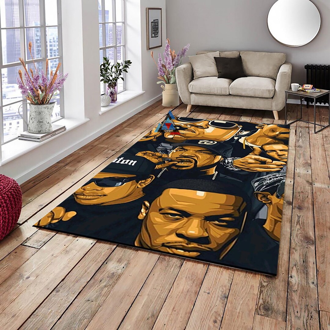 Hip Hop Rug, Music Rug,color Graffiti Rug, Decorative Floor Mat Carpet ...