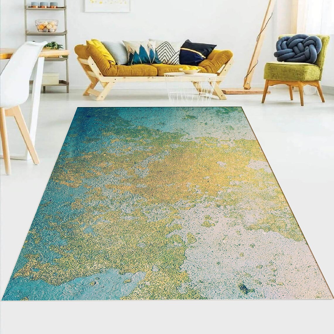 World Map Rug World Map Carpet Europe Map Asia Map America - Etsy