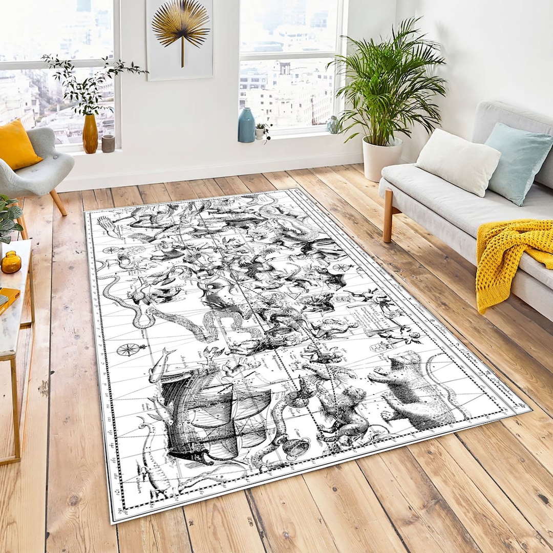 Constellations, Kids Rug, Constellations Room,play Rug, Room Decoration ...