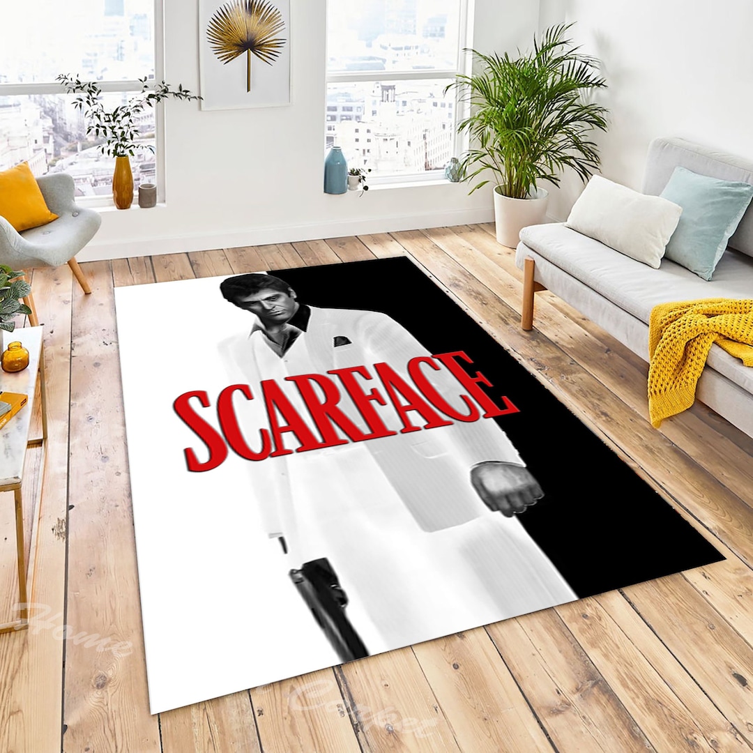 Scarface Rug: Tony Montana Movie Room Decor - Etsy
