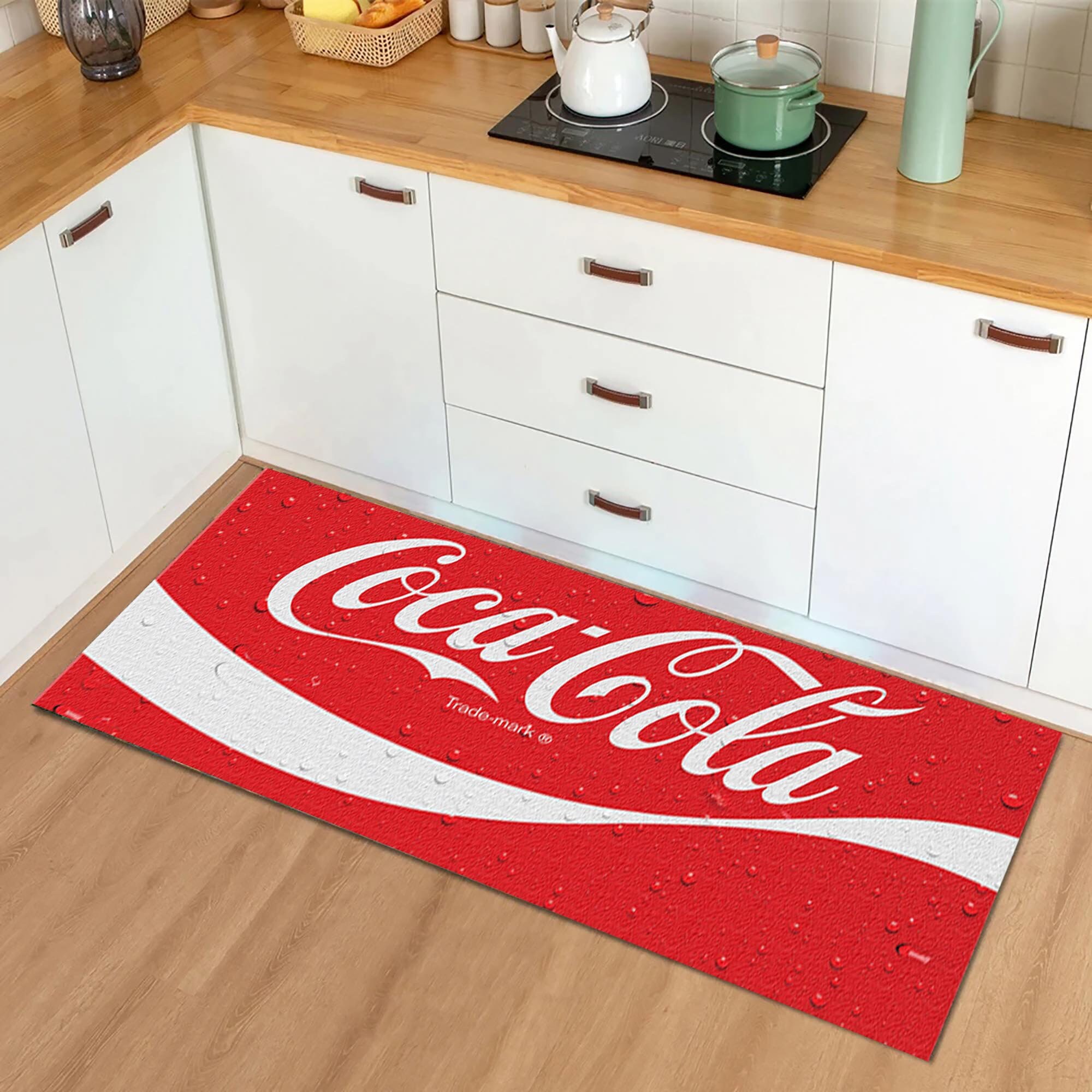 Coca Cola Rug, Coca Cola Decor, Coke Rug, Kitchen Runner, Coca Cola ...