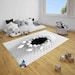 Vortex Illusion Rug Carpet, 3D Effect, Different Sizes, Optical Illusion, Rectangular Version ...