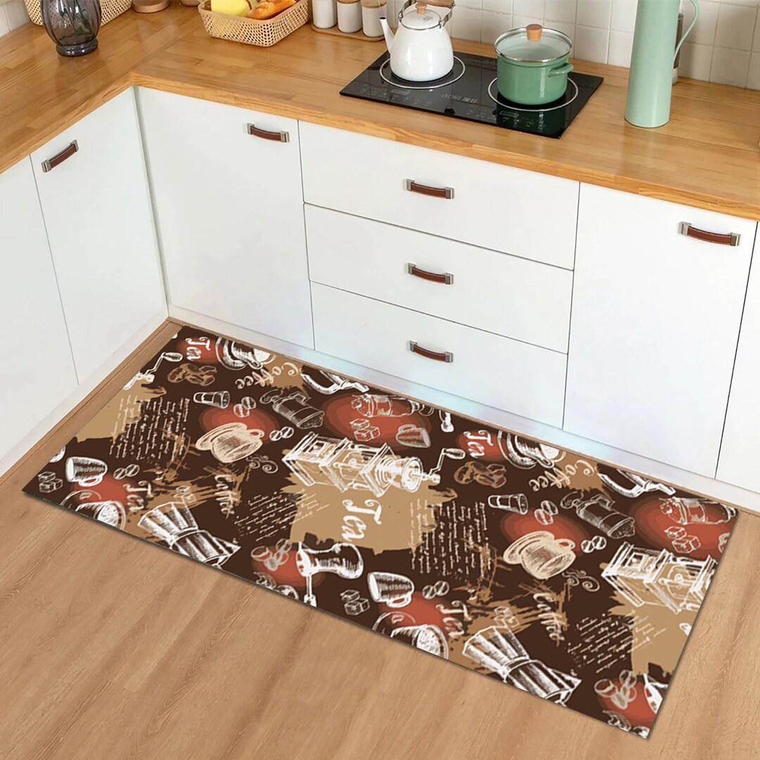 Kitchen Rug, Custom Rug, Kitchen, Kitchen Floor Mat Deisgn, Cook Area ...
