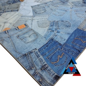 Jeans,denim Rug,jean Pattern,jeans Rug,blue Jean,blue Rug,cool Rugs ...