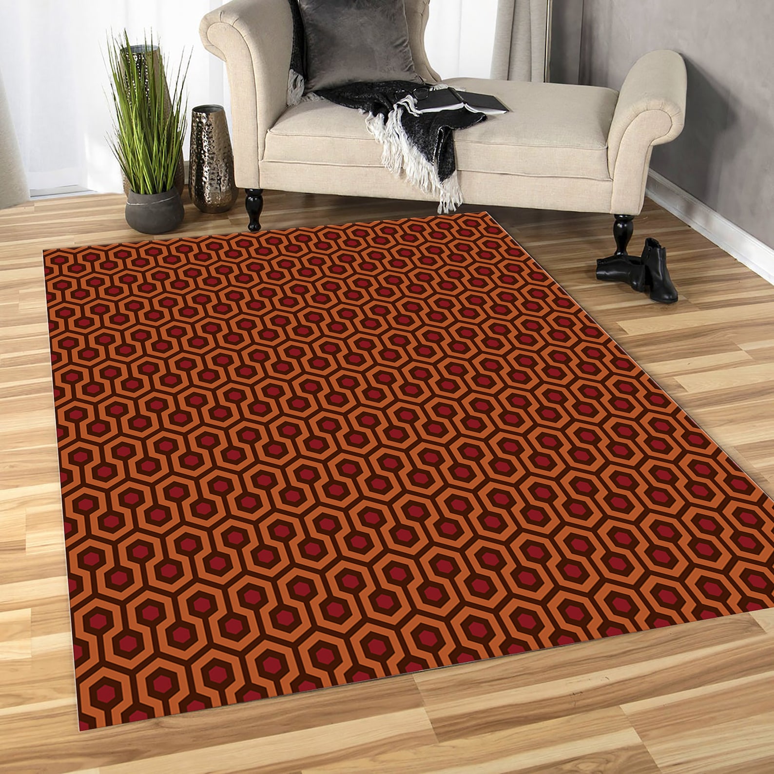 The Shining Overlook Hotel Carpet Area Rug The Shining Carpet | Etsy