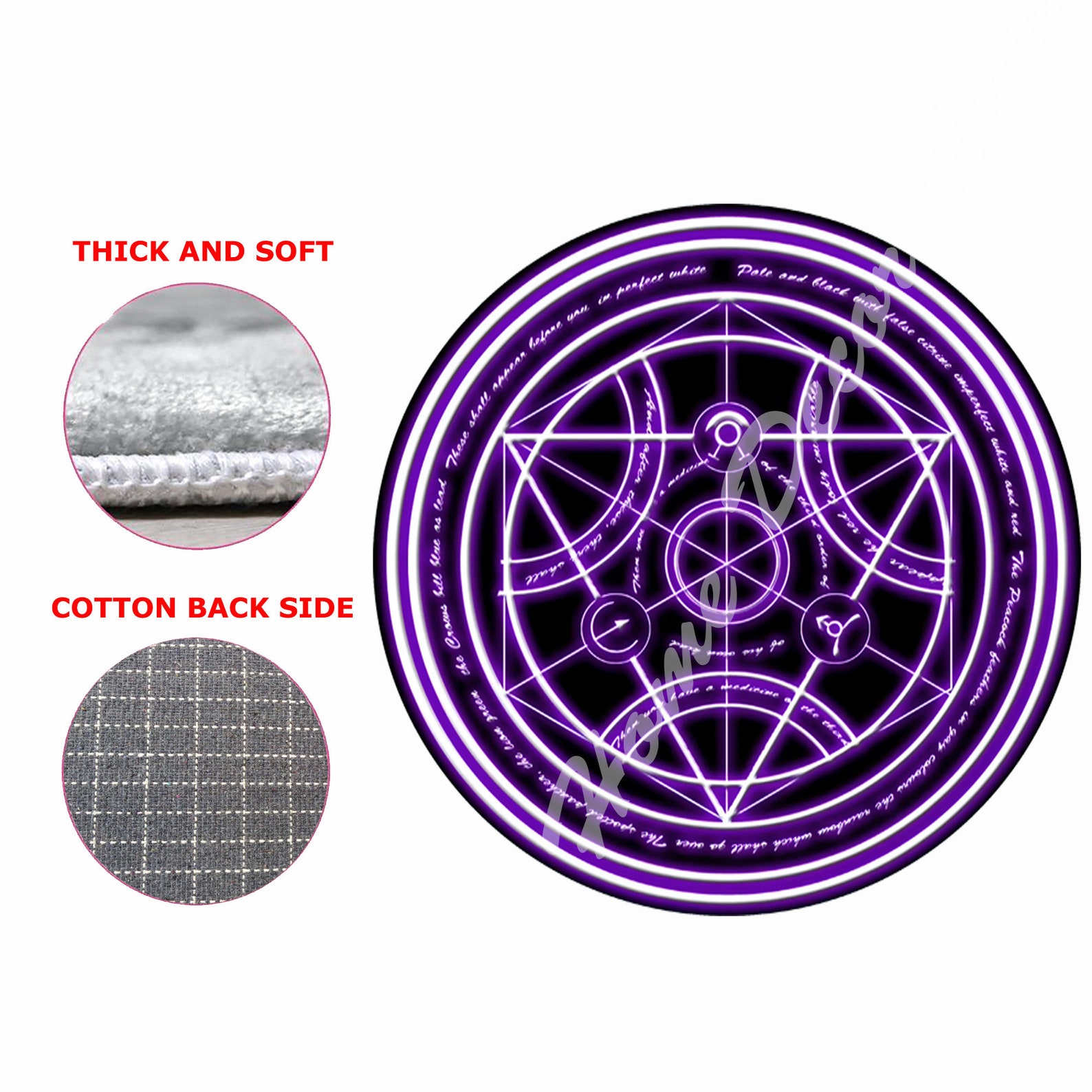 FMA Transmutation Circle Rug Fullmetal Alchemist Rug - Etsy