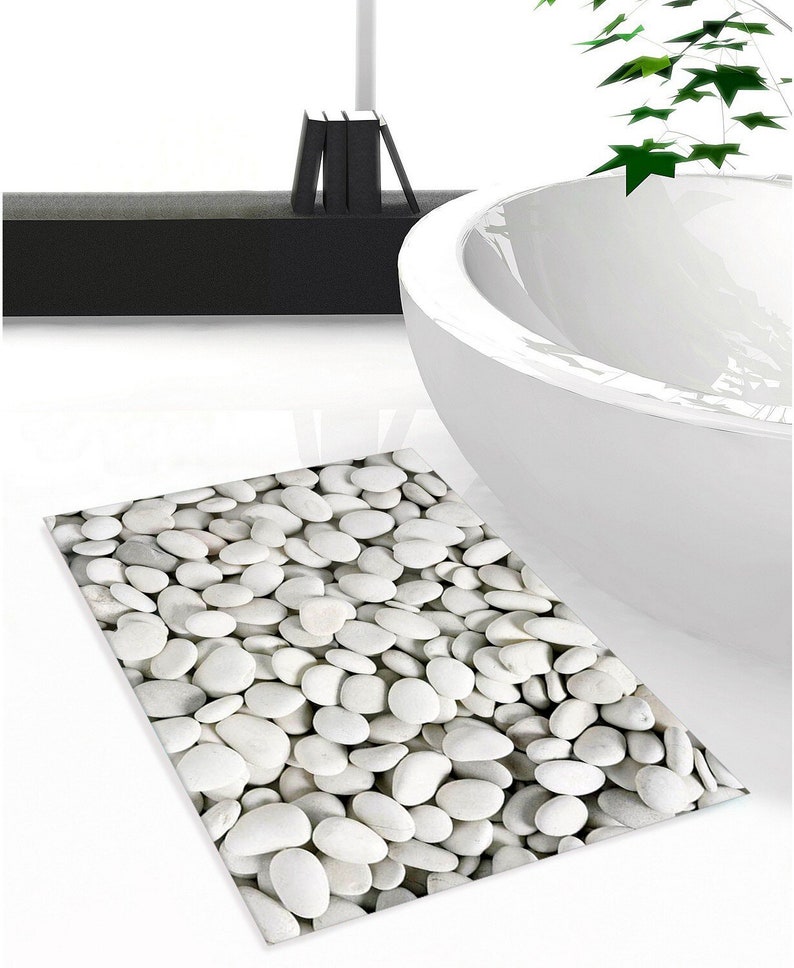 Pebble Patterned Mat Bathmat Bathroom Rug Soft Bath Mat | Etsy