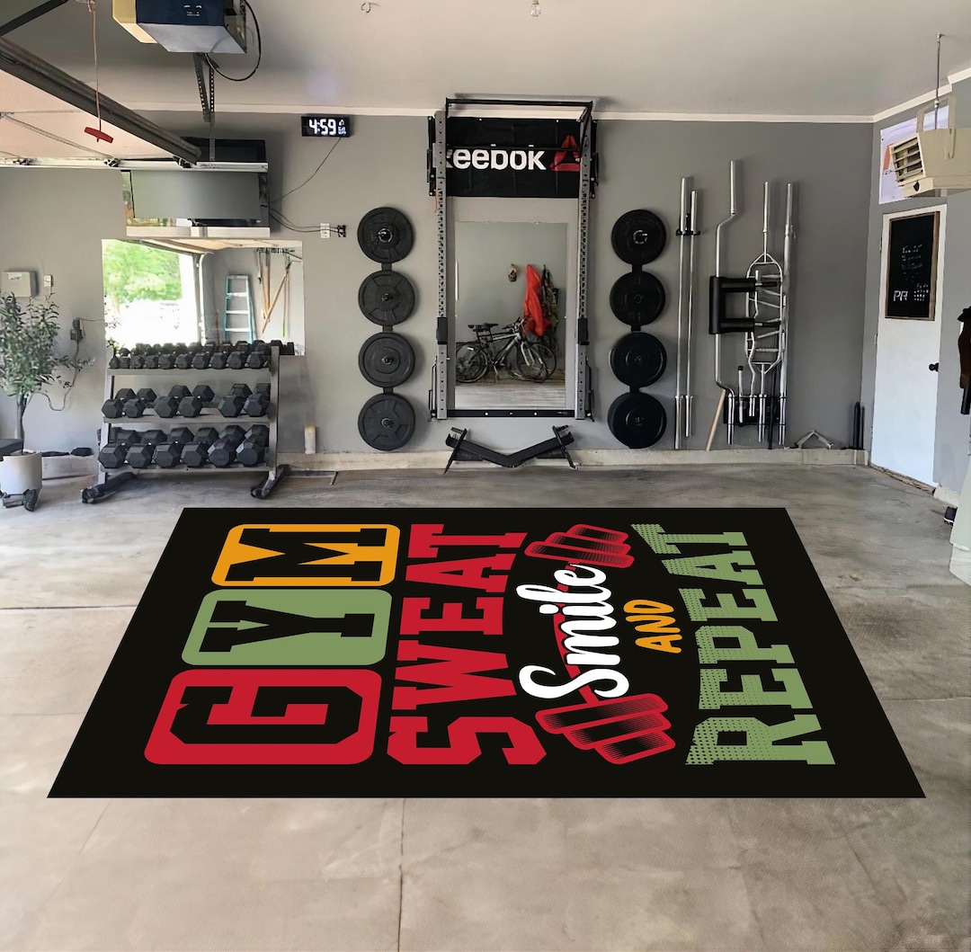 Gym Decor,fitness Rug,gym Rug, Rugs for Room, Boys Room Rug, Gym Room ...