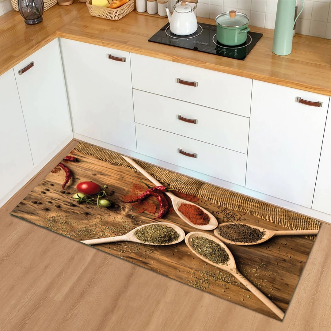 Kitchen Rug, Custom Rug, Kitchen, Kitchen Floor Mat Deisgn, Kitchen Mat ...