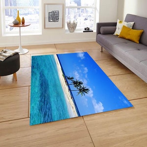 Fun at the Beach, Coastal Home Rug, Indoor Area Rugs of My Art ...