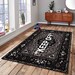 Keepoff Black and Gray Rug Keep off Rug Keep off Carpet - Etsy