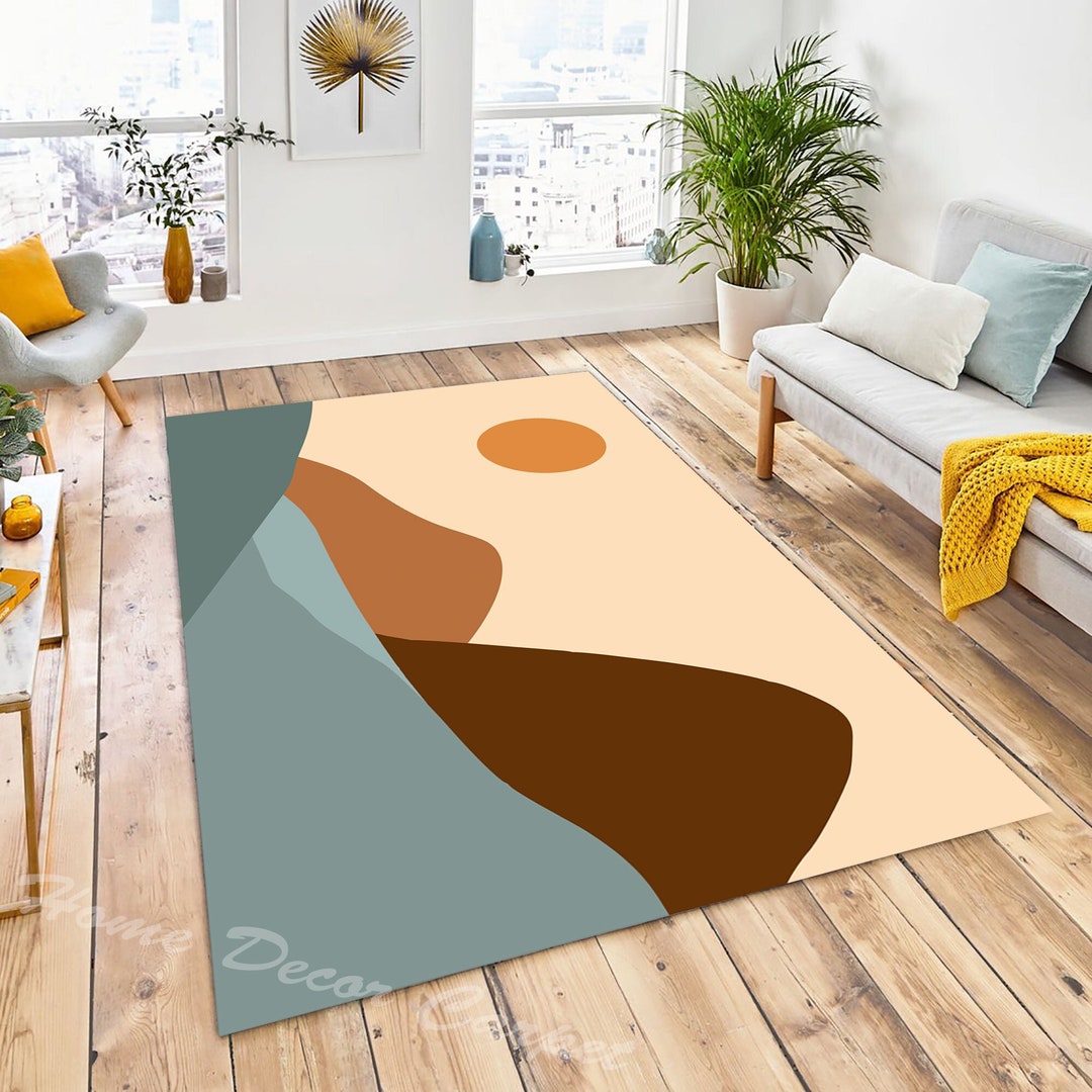 Landscape Drawing, Boho Beach Print, Abstract Art Print, Printable Boho ...