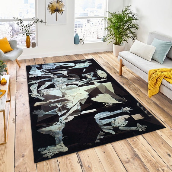 Picasso Guernica Picasso Rug Print Color Version Painting | Etsy