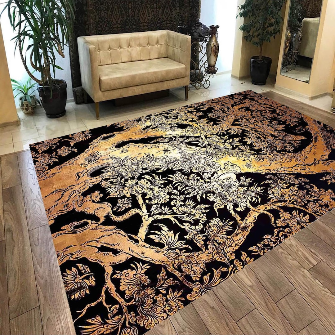 Tree Rug, Rug, Tree of Life Carpet, Gifts, Tree of Life Gifts, Carpet ...