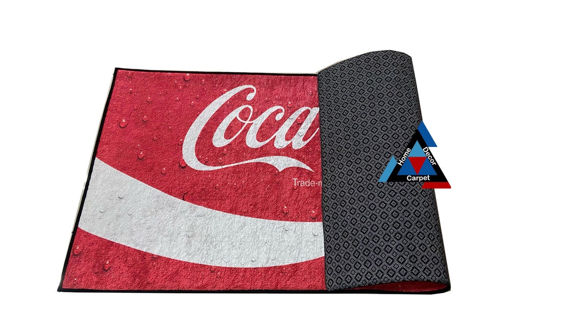 Coca Cola Rug, Coca Cola Decor, Coke Rug, Kitchen Runner, Coca Cola ...