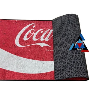 Coca Cola Rug, Coca Cola Decor, Coke Rug, Kitchen Runner, Coca Cola ...