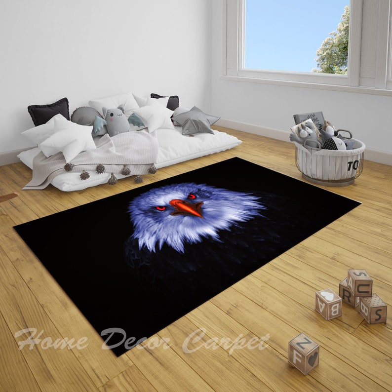 Brightened Eagle Decor Rug Popular Rugs Themed Rugs Home - Etsy