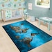 Large World Map Carpets Rug Bedroom Kids Baby Play Crawling - Etsy