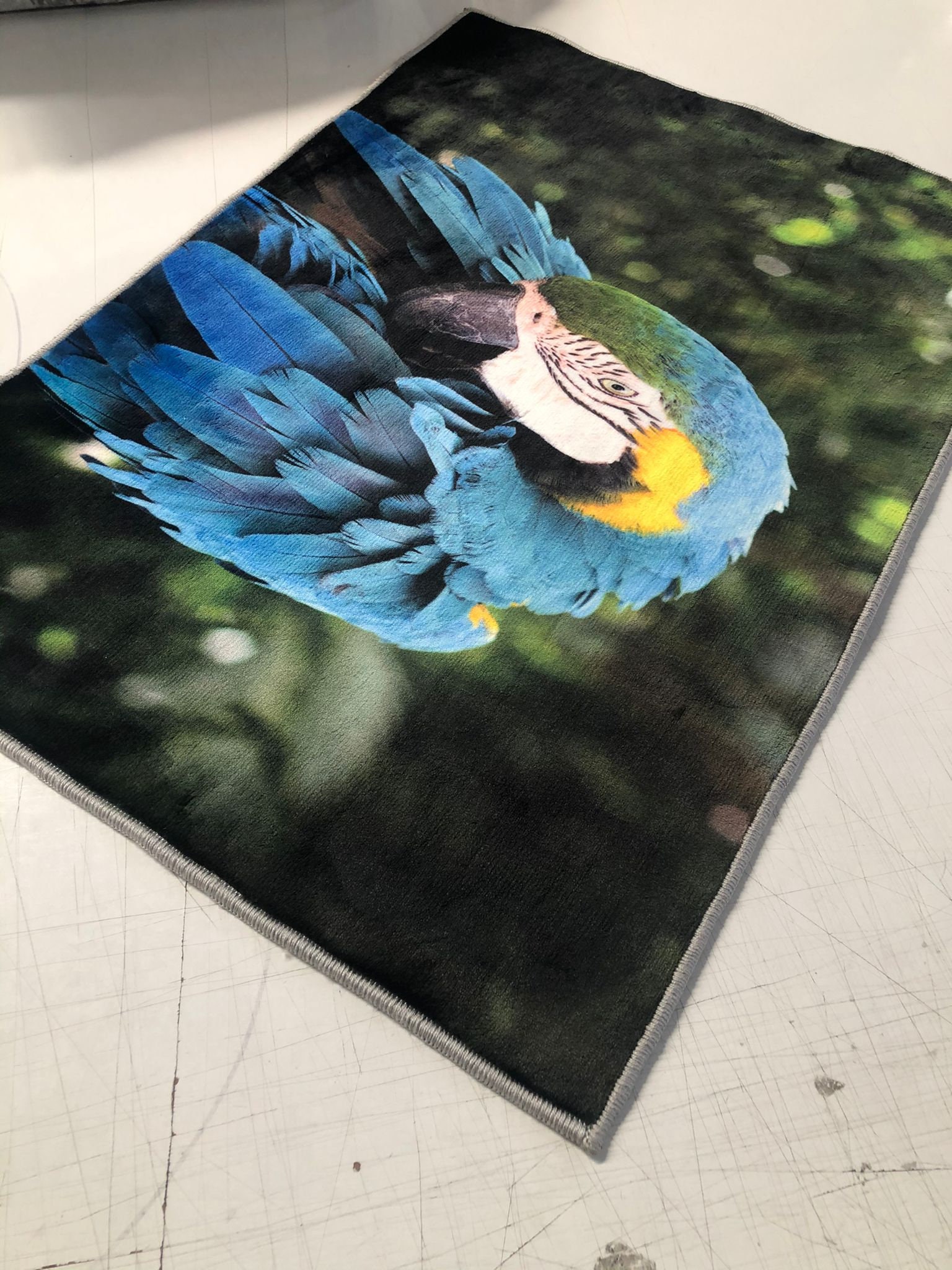 Colorful Parrot Rug Welcome Doormat Parrot Lover Rug Parrot | Etsy