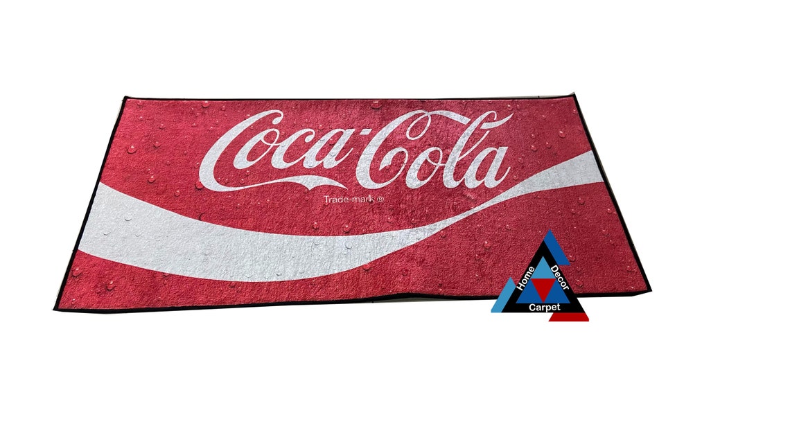 Coca Cola Rug, Coca Cola Decor, Coke Rug, Kitchen Runner, Coca Cola ...