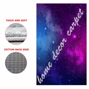Galaxy Carpet Galaxy Rug Universe Carpet Space Rectangle - Etsy