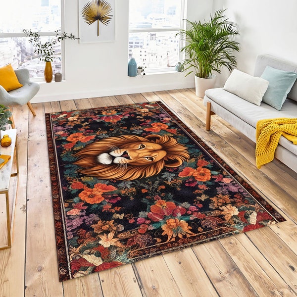 Lion Rug - Etsy