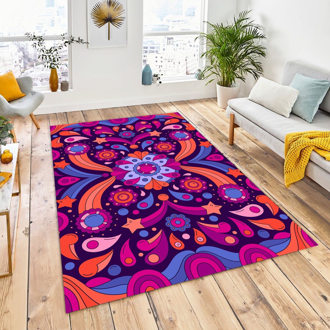Traditional, Mexican, Floral Rug, Mexican Chiapaneco, Floral Rug ...