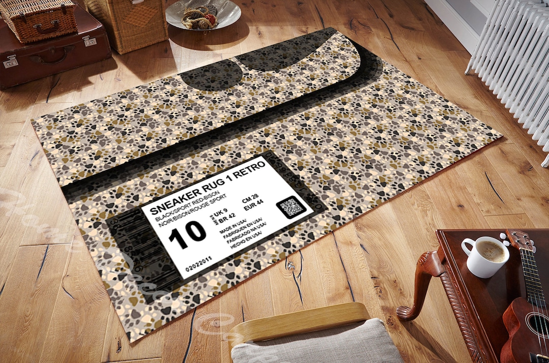 Shoebox,shoebox Rug,cat Paw Decor,paw Print,sneakerhead Gifts,sneaker ...