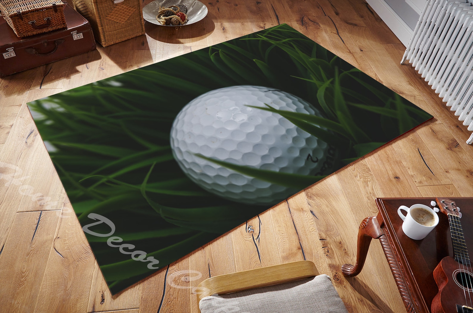 Golf Ball Sport Rug Large Area Rug Home Decor Rug Living - Etsy