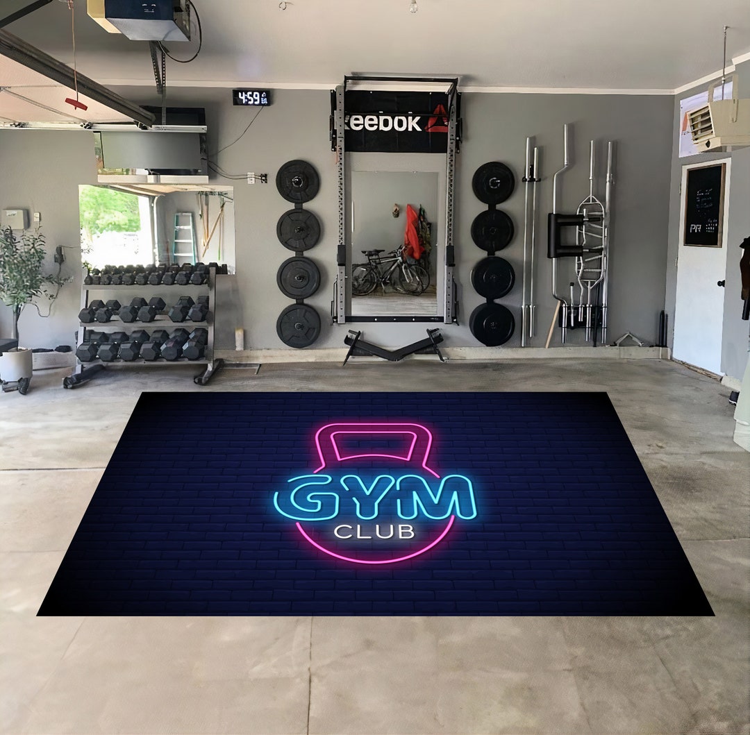Gym Rug, Gym Room Decor, Bodybuilding Rug,gym Decor,fitness Rug, Sports ...