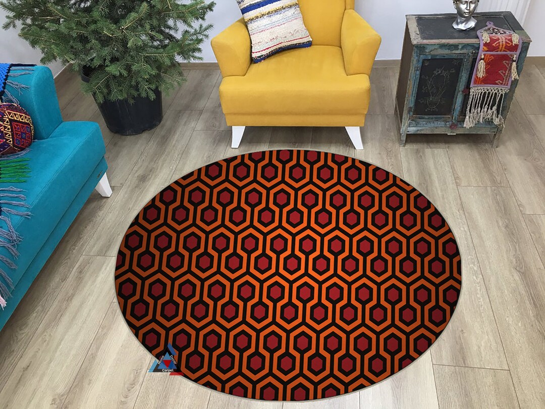 The Shining Round Rug, the Shining Overlook Hotel Circle Area Rugs ...