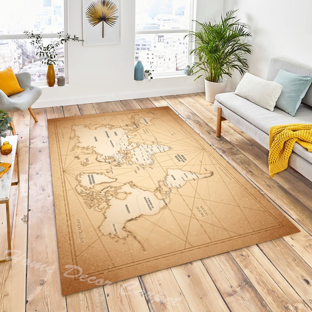 Drawing, Concept, World Map, Large World Map, Rug Bedroom, Kids Baby ...