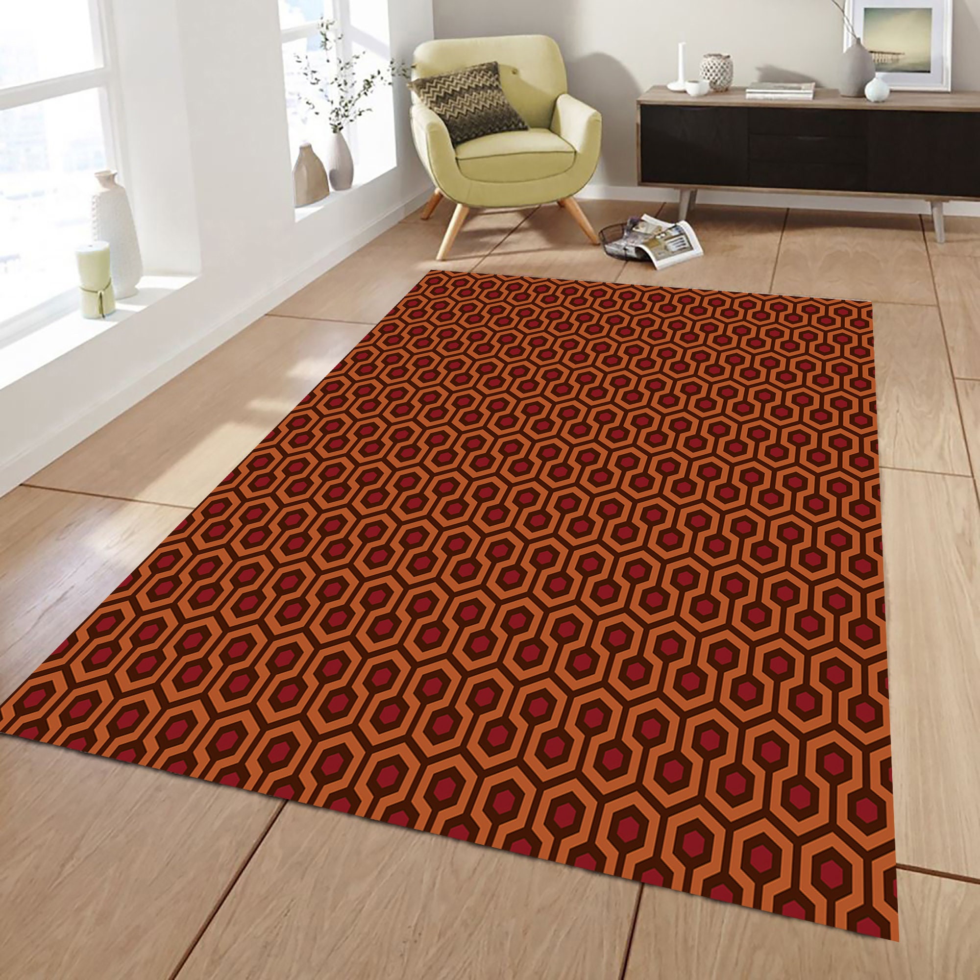 The Shining Overlook Hotel Carpet Area Rug The Shining Carpet | Etsy