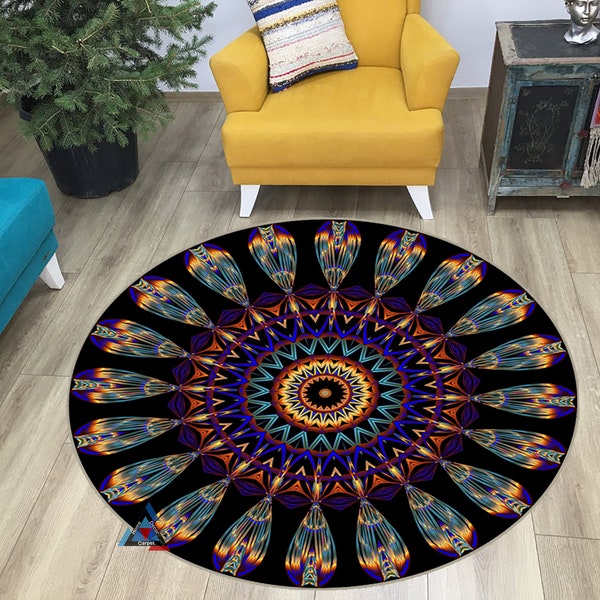 Mandala Rug - Etsy Australia